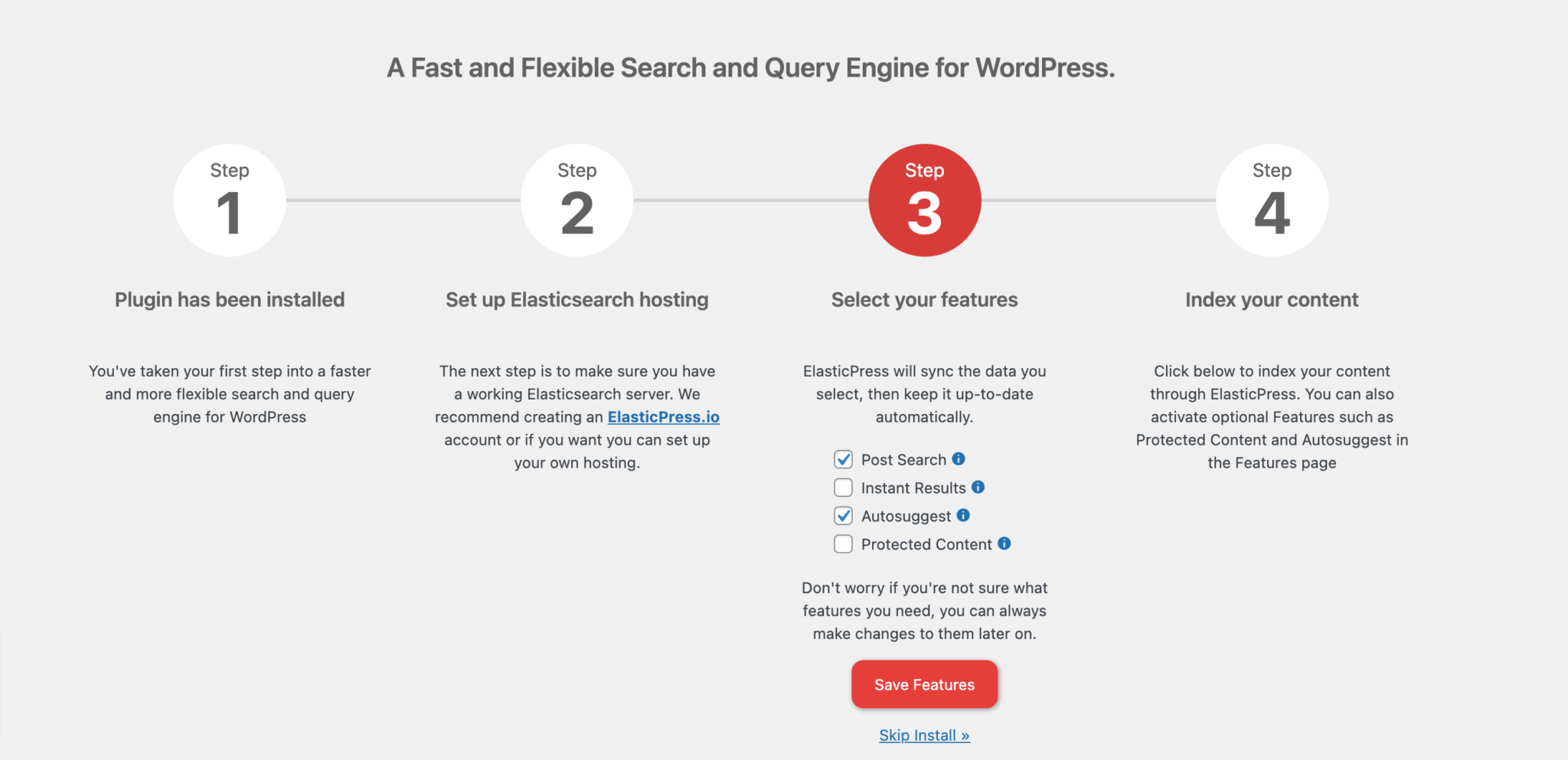 Getting Started - ElasticPress.io