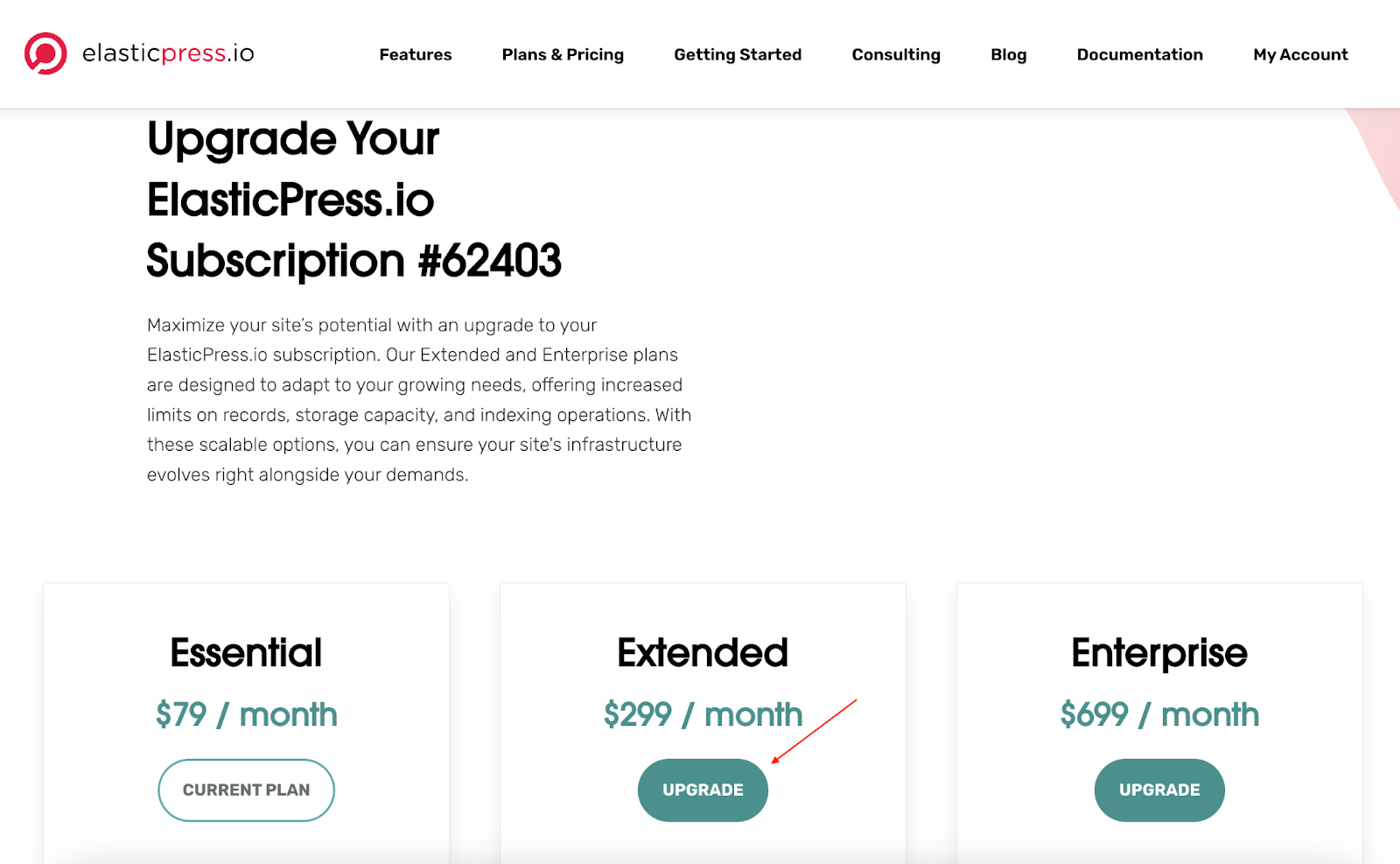 How to Upgrade Your ElasticPress.io Plan – ElasticPress.io