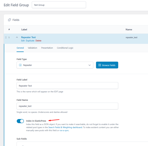 ACF Repeater Field Compatibility Feature – ElasticPress.io